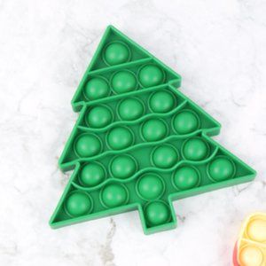 Toys | Christmas Tree Pop Fidget Sensory And Stress Reliever Toy | Poshmark
